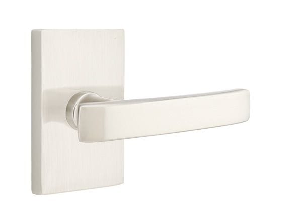 Emtek Geneva Lever with Modern Rectangular Rosette — Express Hardware ...