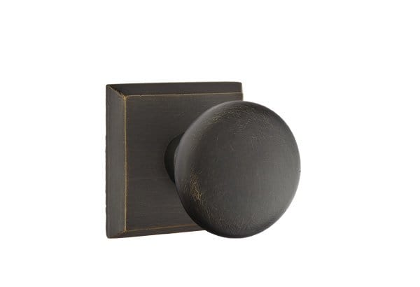 Emtek Bronze Winchester Knob with No. 6 Rosette — Express Hardware Direct